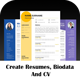 Create Resumes - Biodata and CV Maker for Job - Resume Builder App - CV ...